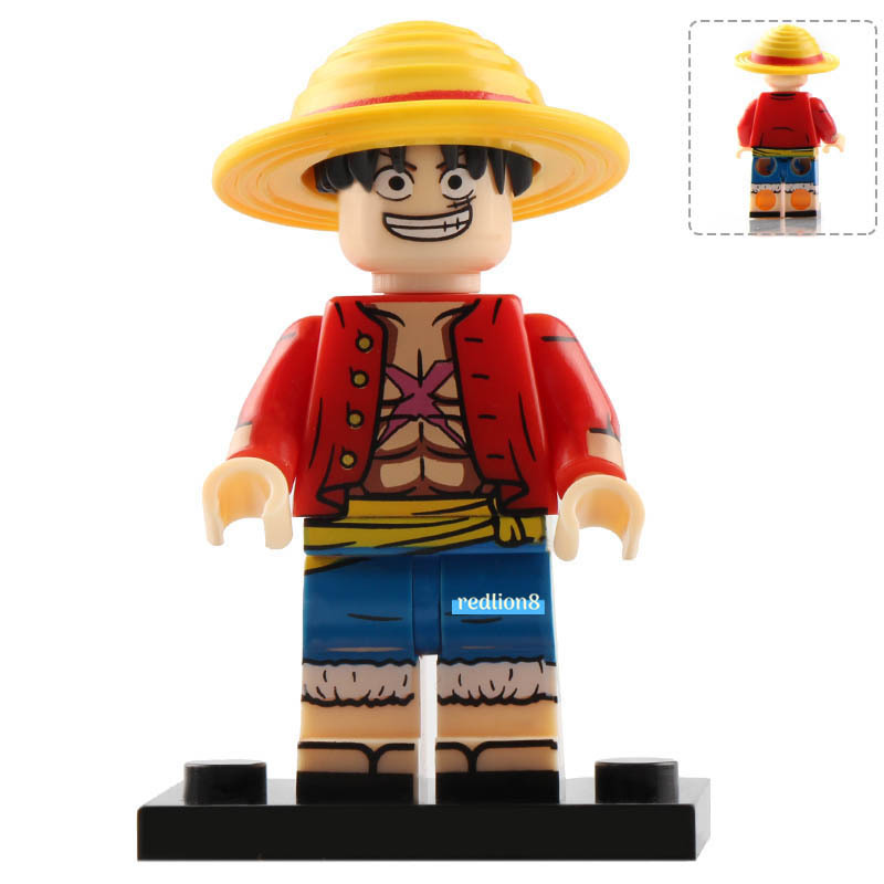Monkey D. Luffy Anime Heroes One Piece Lego Compatible Minifigure ...