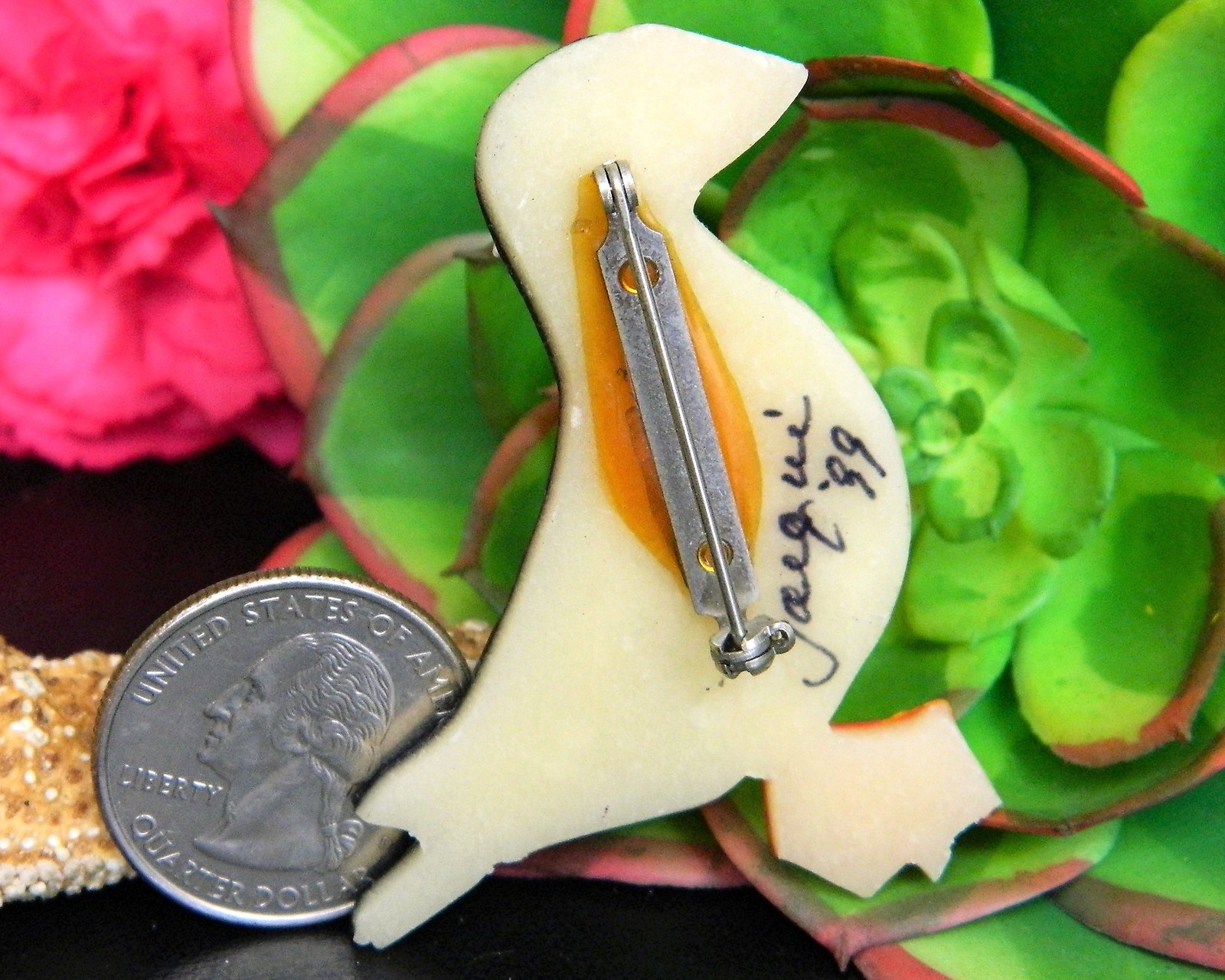 Puffin Bird Brooch Pin Polymer Clay Alaskan Artist Jacqui Ertischek ...