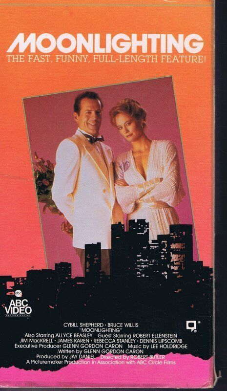 Moonlighting ABC VINTAGE VHS Cassette Bruce Willis Cybill Shepherd ...