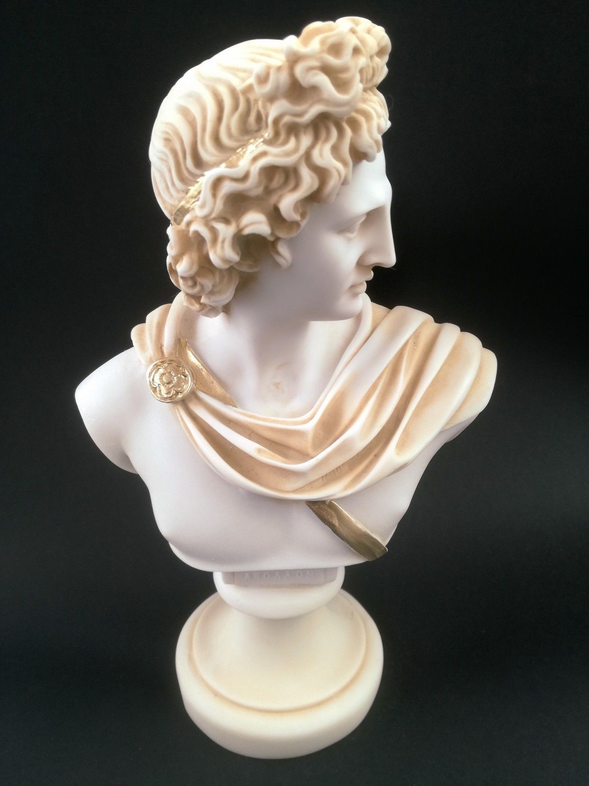 Sculpture Zeus Bust Head Sculpture Greek Roman Mythology God Alabaster ...