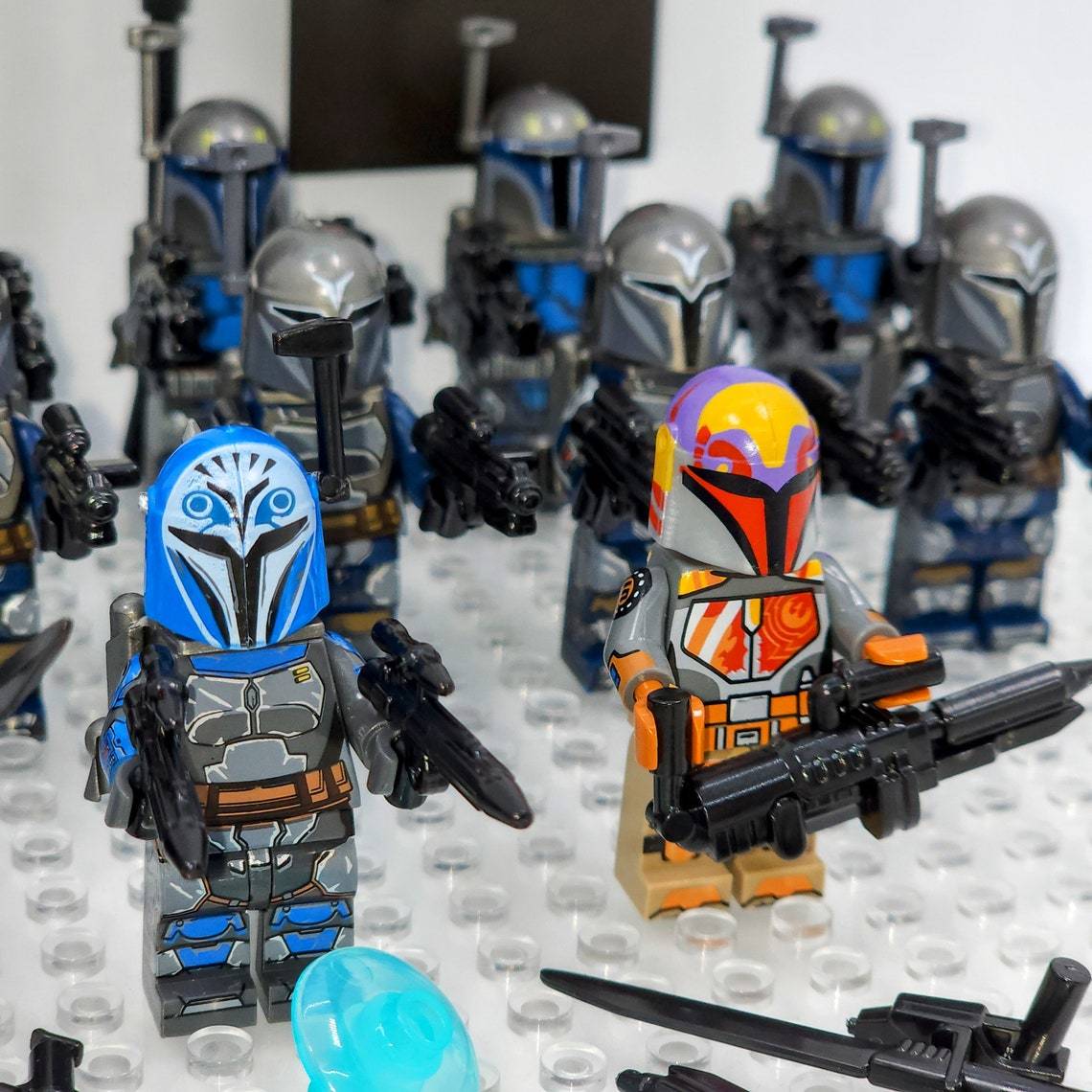 15pcs Star Wars Mandalorian Death Watch Nite Owl Bo-Katan Pre Vizsla ...