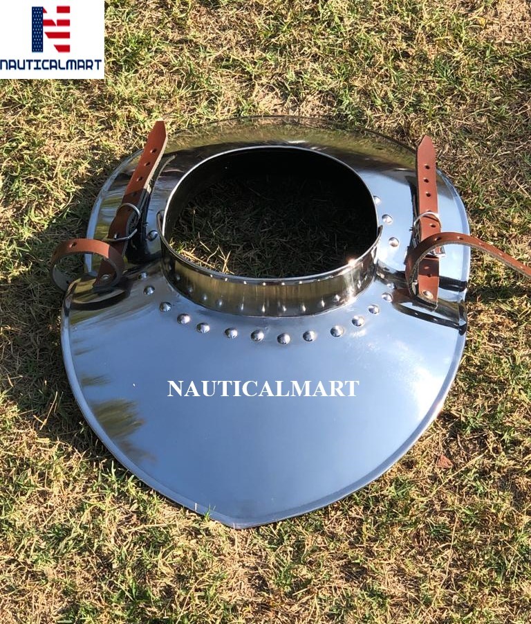 NauticalMart Knight Gorget - Medieval Neck Armor One Size Fit All ...
