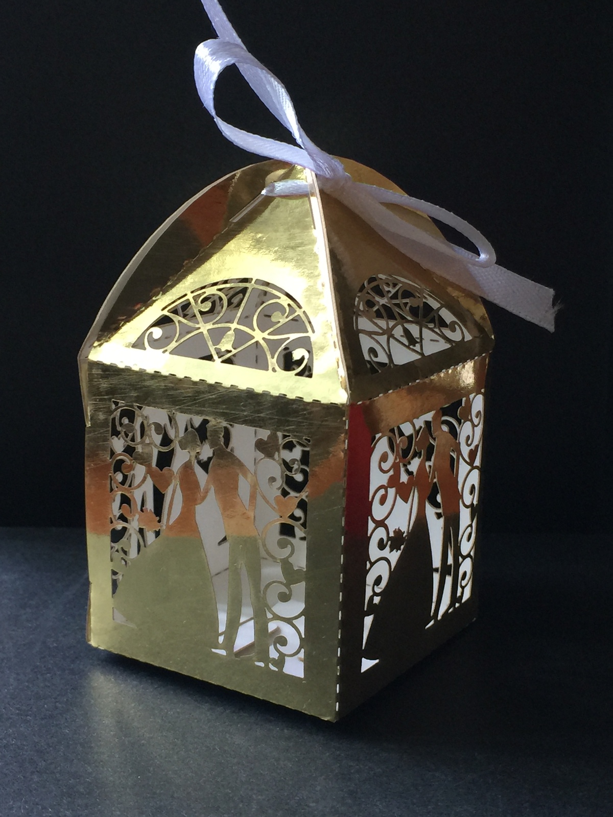 100pcs Laser Cut Wedding Candy Gift Box Chocolate Box for Wedding ...