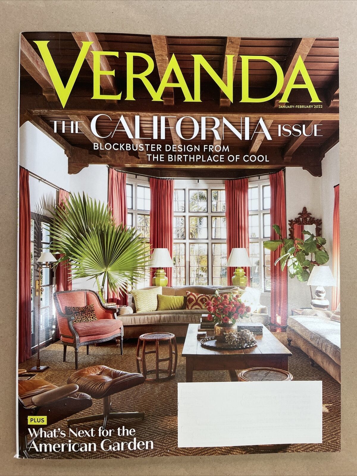 VERANDA Magazine JANUARY FEBRUARY 2022 New SHIP FREE California Issue ...