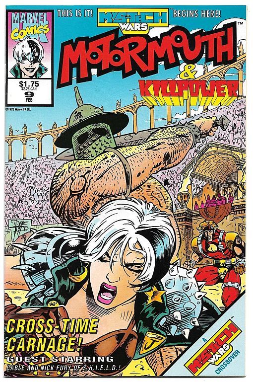 Motormouth & Killpower #9 (1993) *Marvel UK / Cable / Nick Fury / Time ...