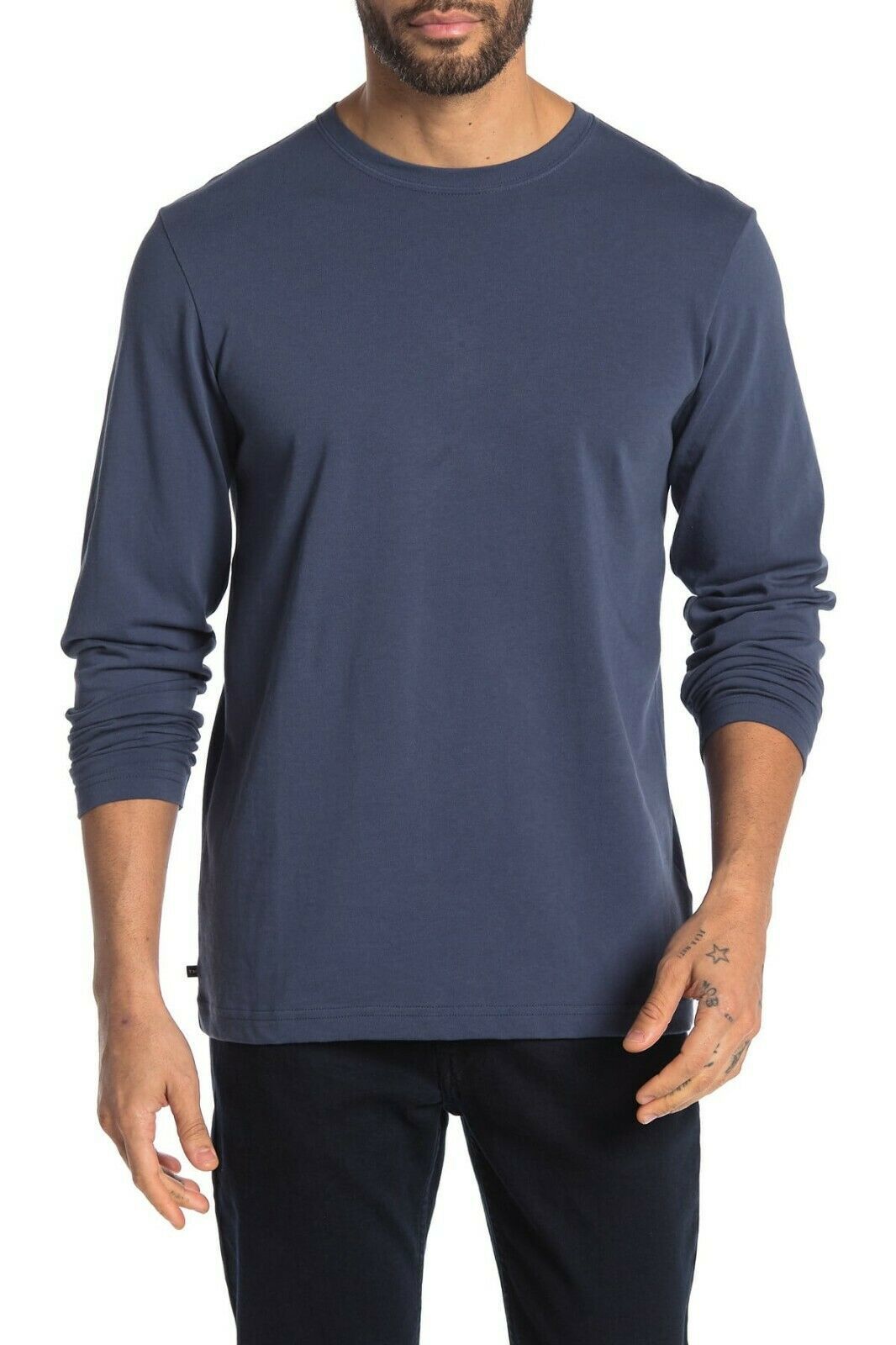 Travis Mathew Men's Eternal Champ Crew Neck Long Sleeve Pullover Blue ...