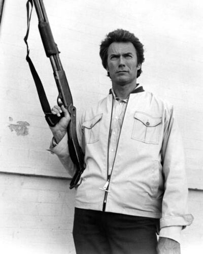 The Enforcer Clint Eastwood as Harry Callaghan with Remington 870 4x6 ...