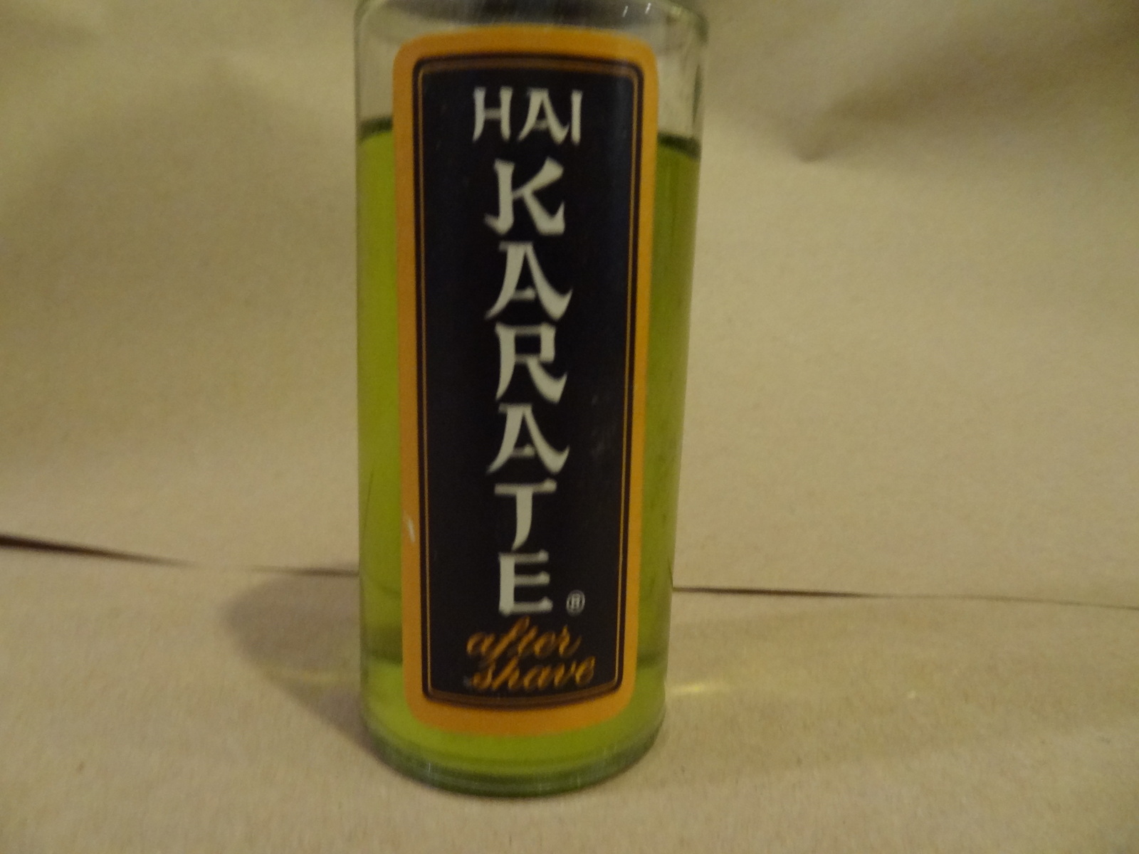 VINTAGE HAI KARATE AFTER SHAVE 4 OUNCE BOTTLE 90% FULL RARE BOTTLE ...