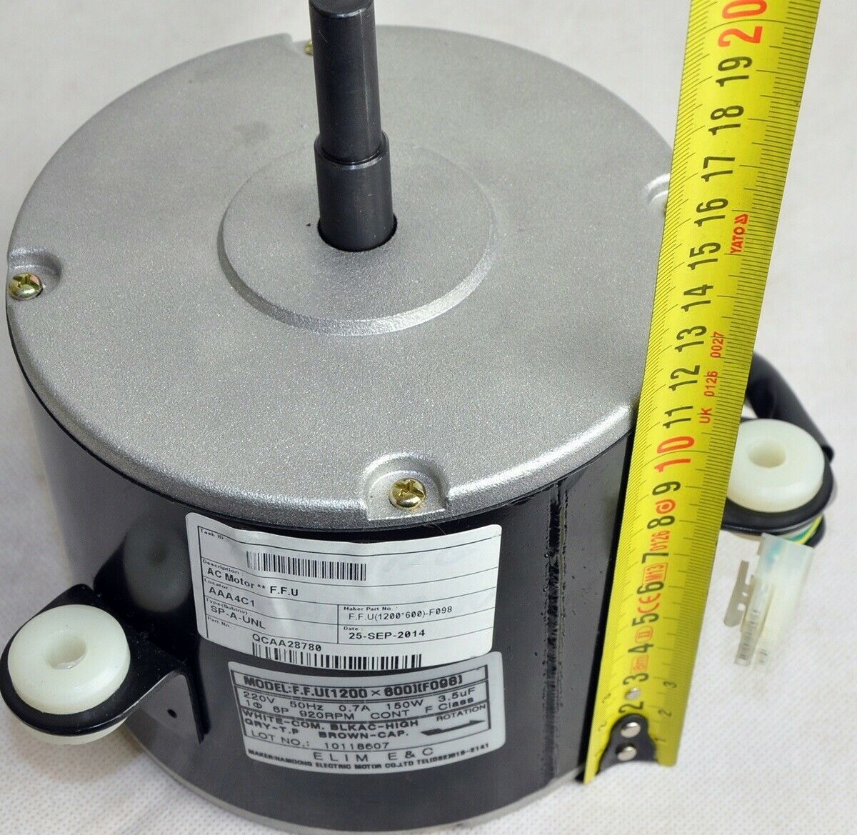 Fan motor FFU(1200x600)-F098 150W /6955 - Electronic Component Fans