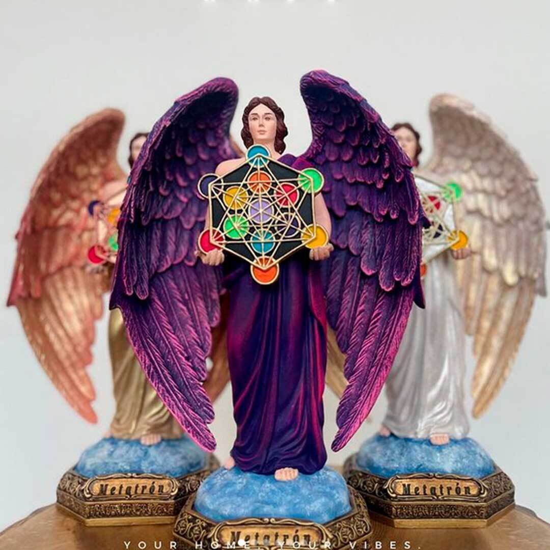 Archangel Metatron Angel Figurine Sculpture Resin Crafts Angel of Life ...