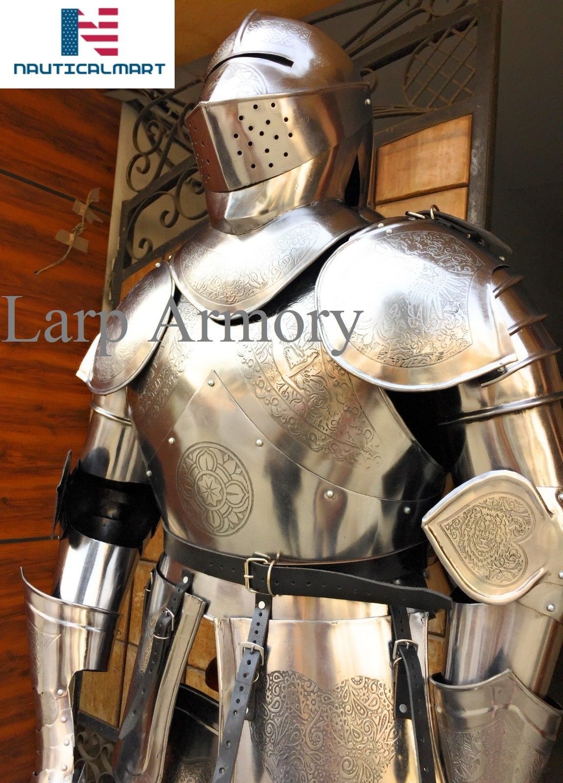 NauticalMart Medieval Knight Suit Of Armor Reenactment Halloween ...