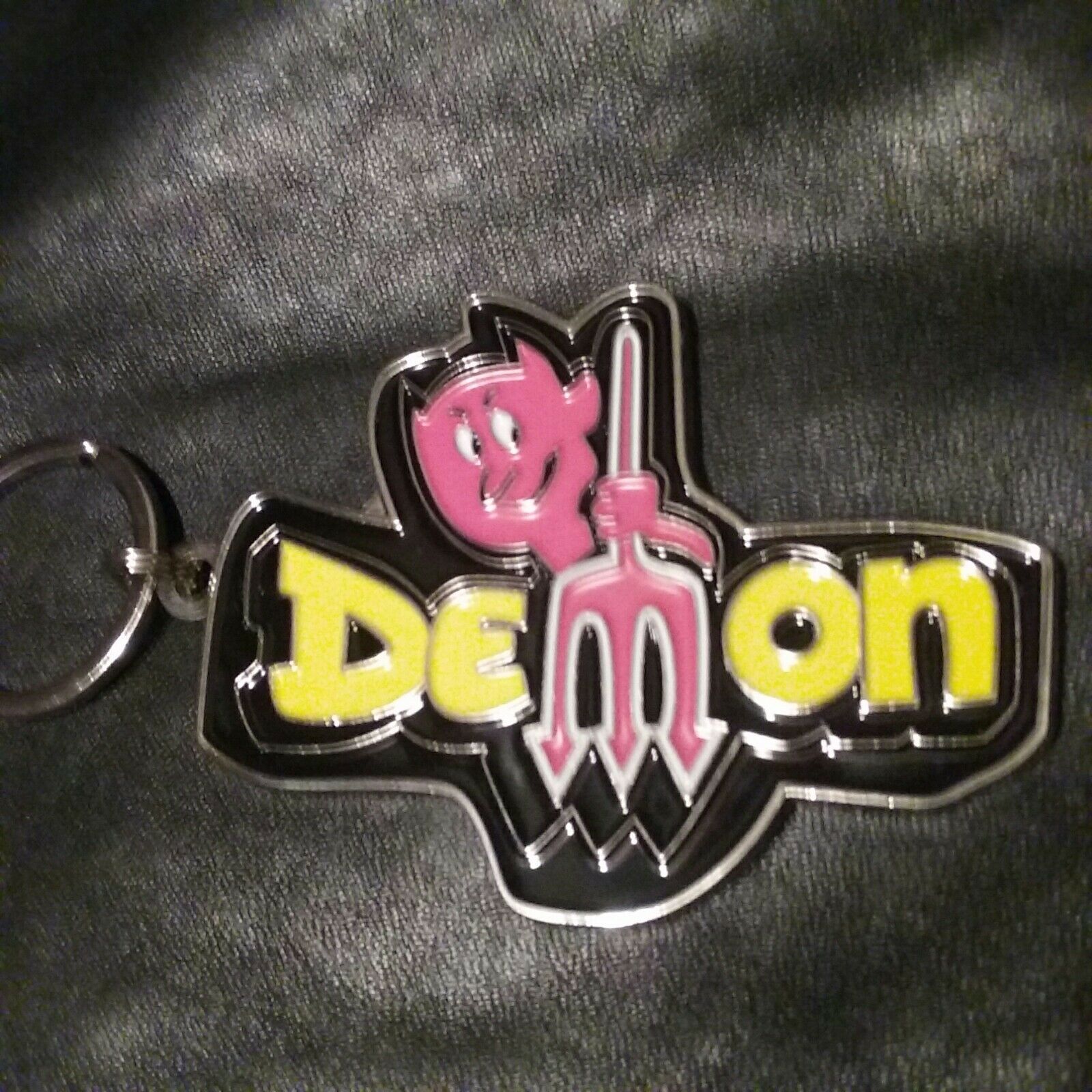 71-72 Dodge Demon emblem keychain (C2) - Decals, Emblems, Detailing