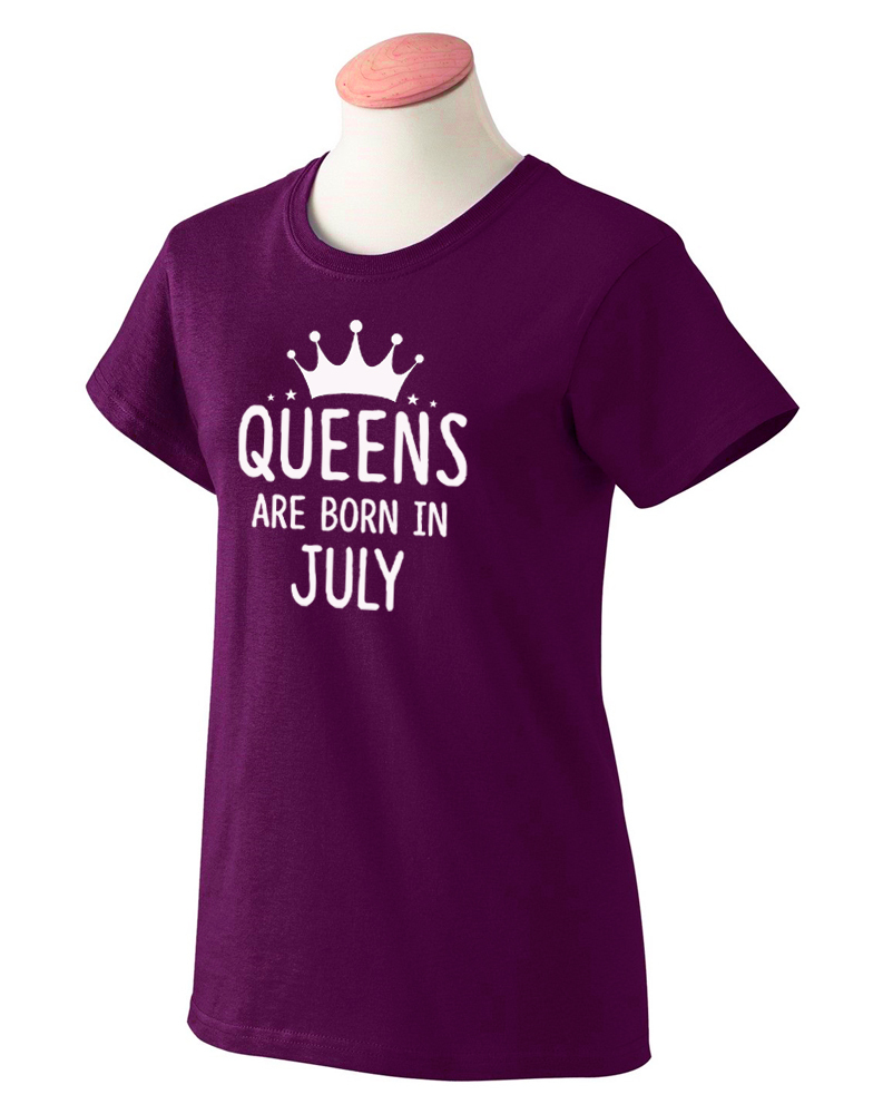 Queens are born in July T-Shirts - Best Birthdays gifts for Women Mom ...