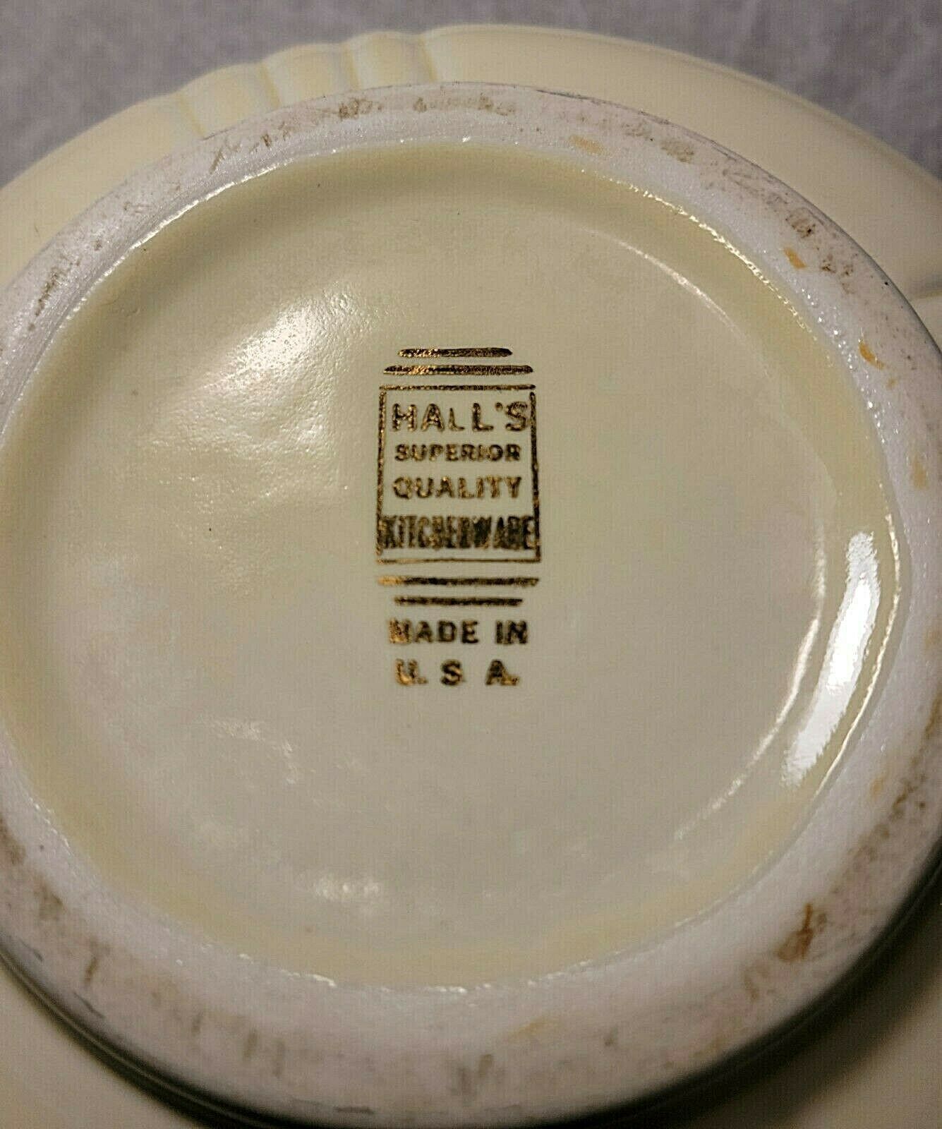 VINTAGE HALL SUPERIOR QUALITY KITCHENWARE BOWLS POPPY DESIGN - Pottery ...