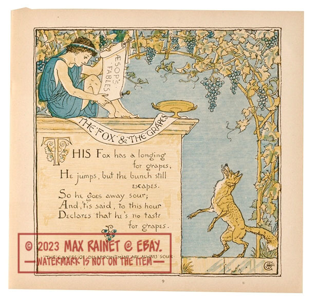 Walter Crane (1887) Baby's Own Aesop Being the Fables Condensed in ...