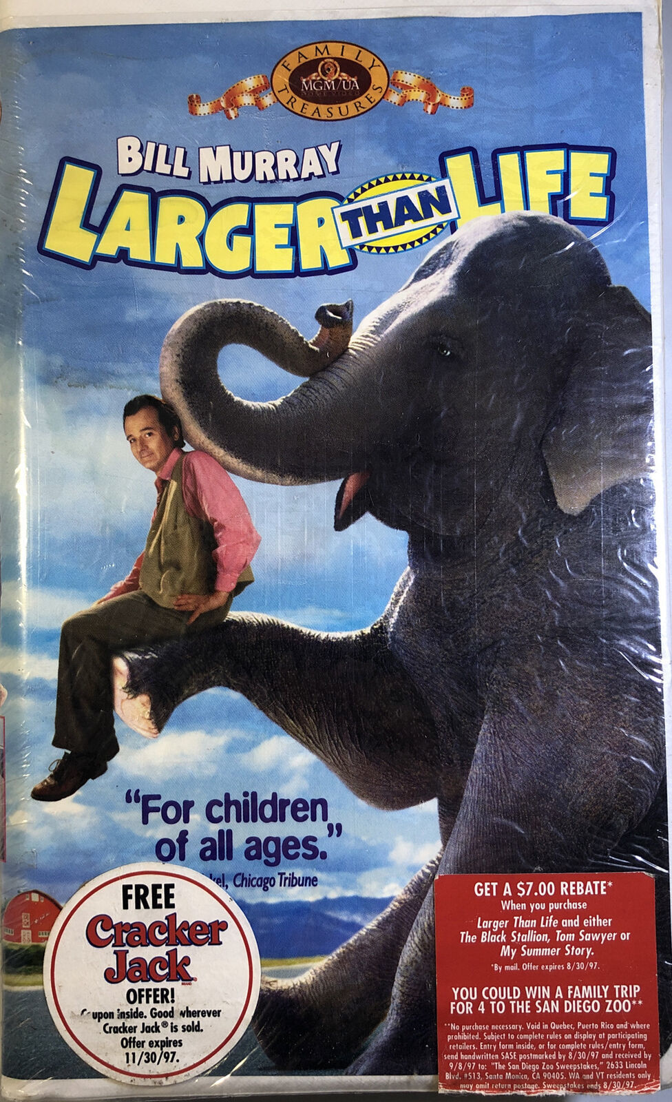 SHIPS N 24 HRS-Larger Than Life (VHS, 1997, Clamshell Family Treasures ...