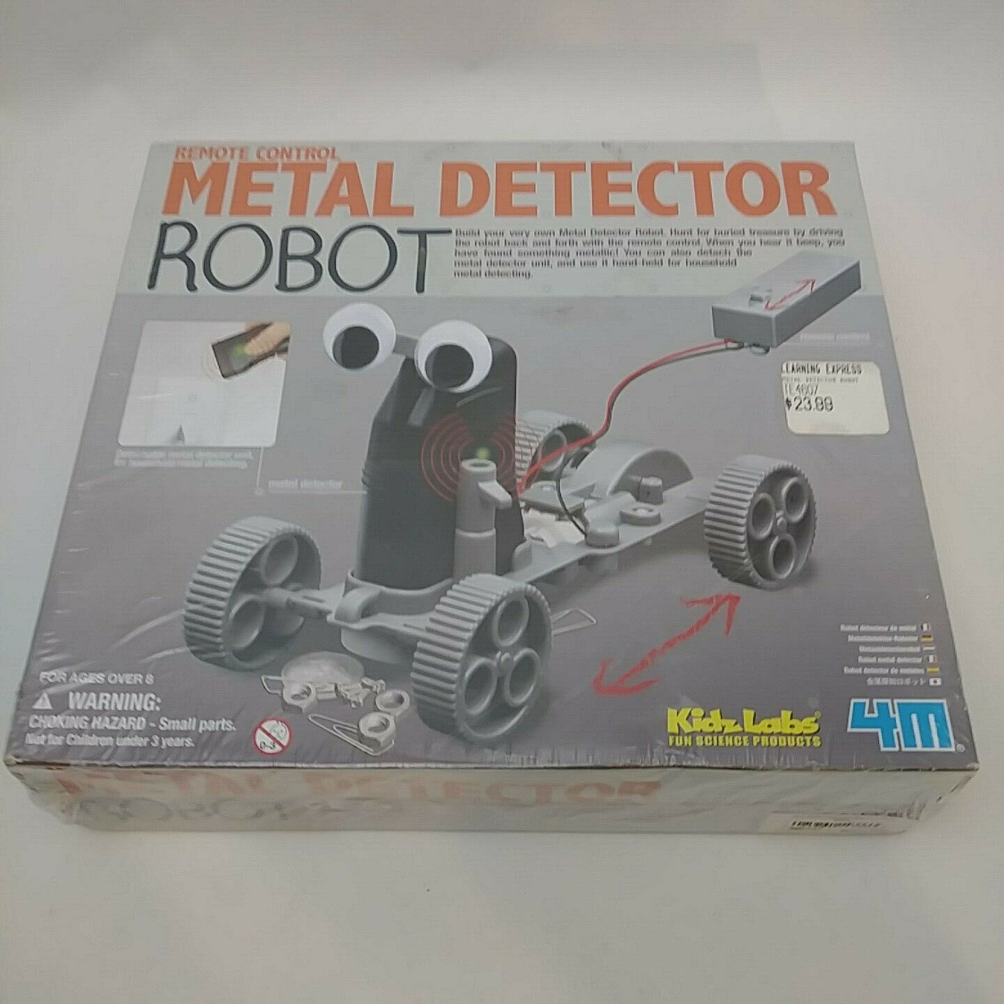 4M Remote Control Metal Detector Robot Kit Mechanics Science Project ...