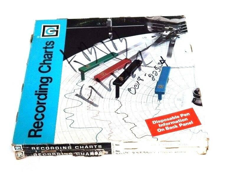 NEW GRAPHIC CONTROLS RECORDING CHARTS ONE 0P5260 AND 0P503 - Recorders ...