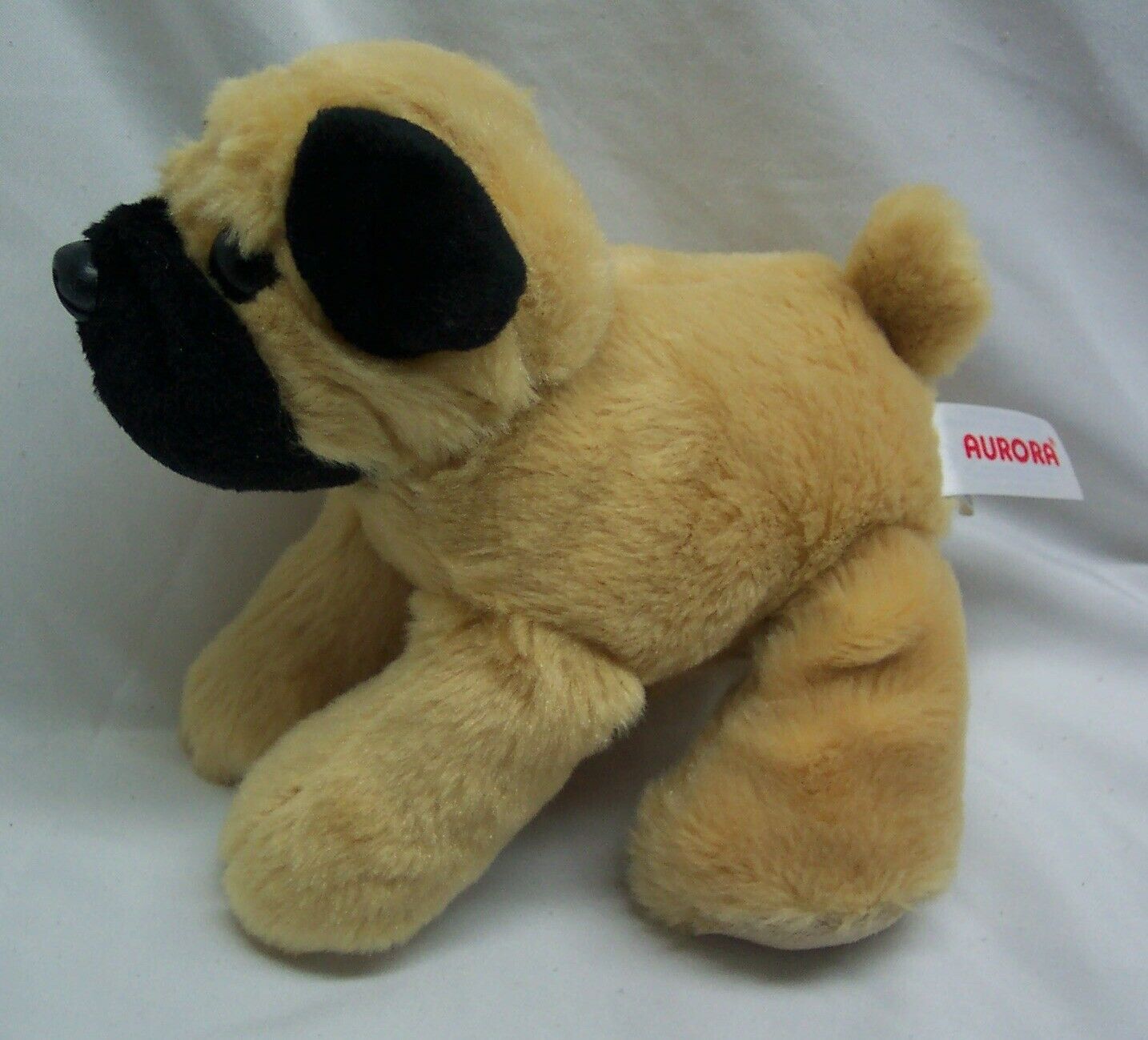 Aurora NICE SOFT PUG PUPPY DOG 8" Plush Stuffed Animal Toy - Aurora