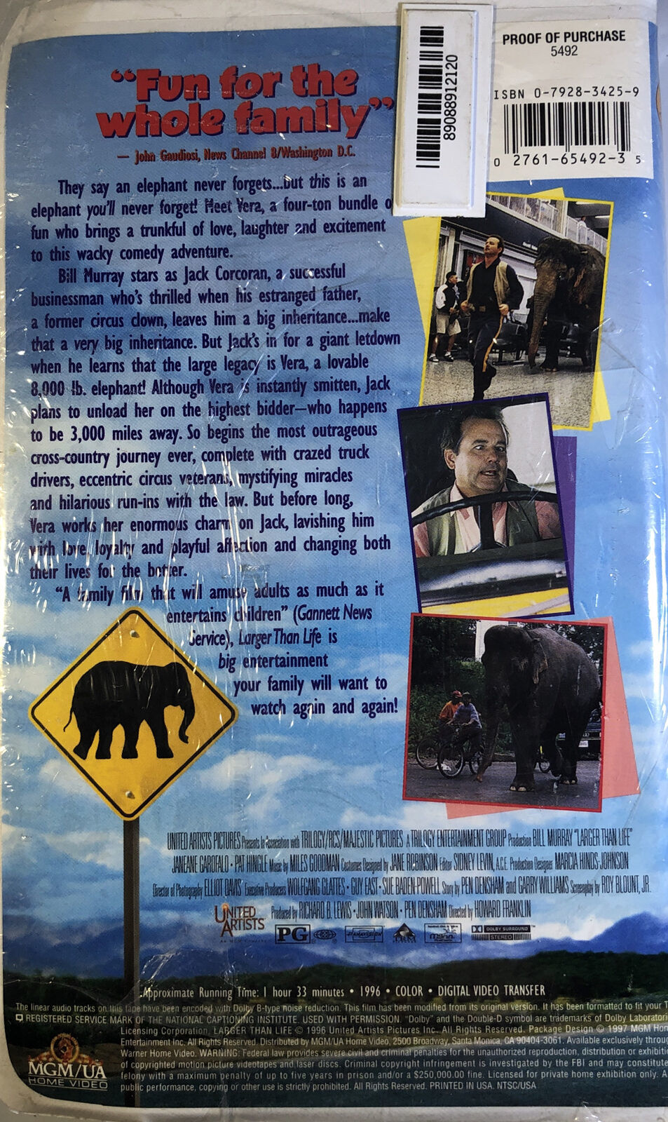 SHIPS N 24 HRS-Larger Than Life (VHS, 1997, Clamshell Family Treasures ...