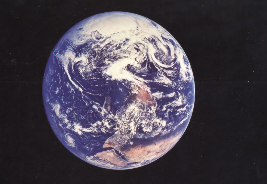 Planet Earth 1970s Photo From Space NASA Apollo 17 Postcard - Other ...
