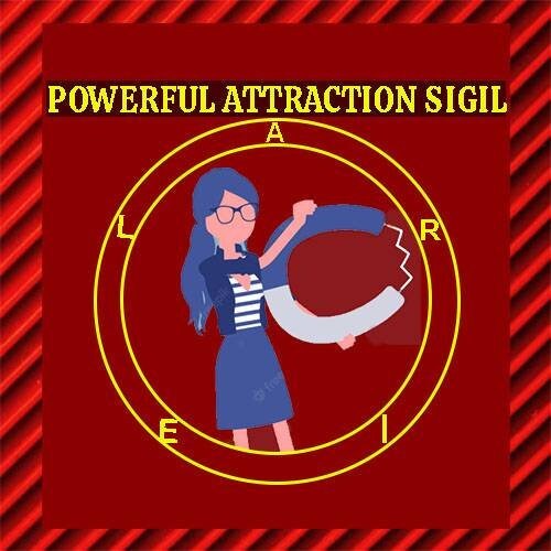 Powerful Attraction Sigil Spell Art DIY Svg Png Ai - READ DESCRIPTION ...