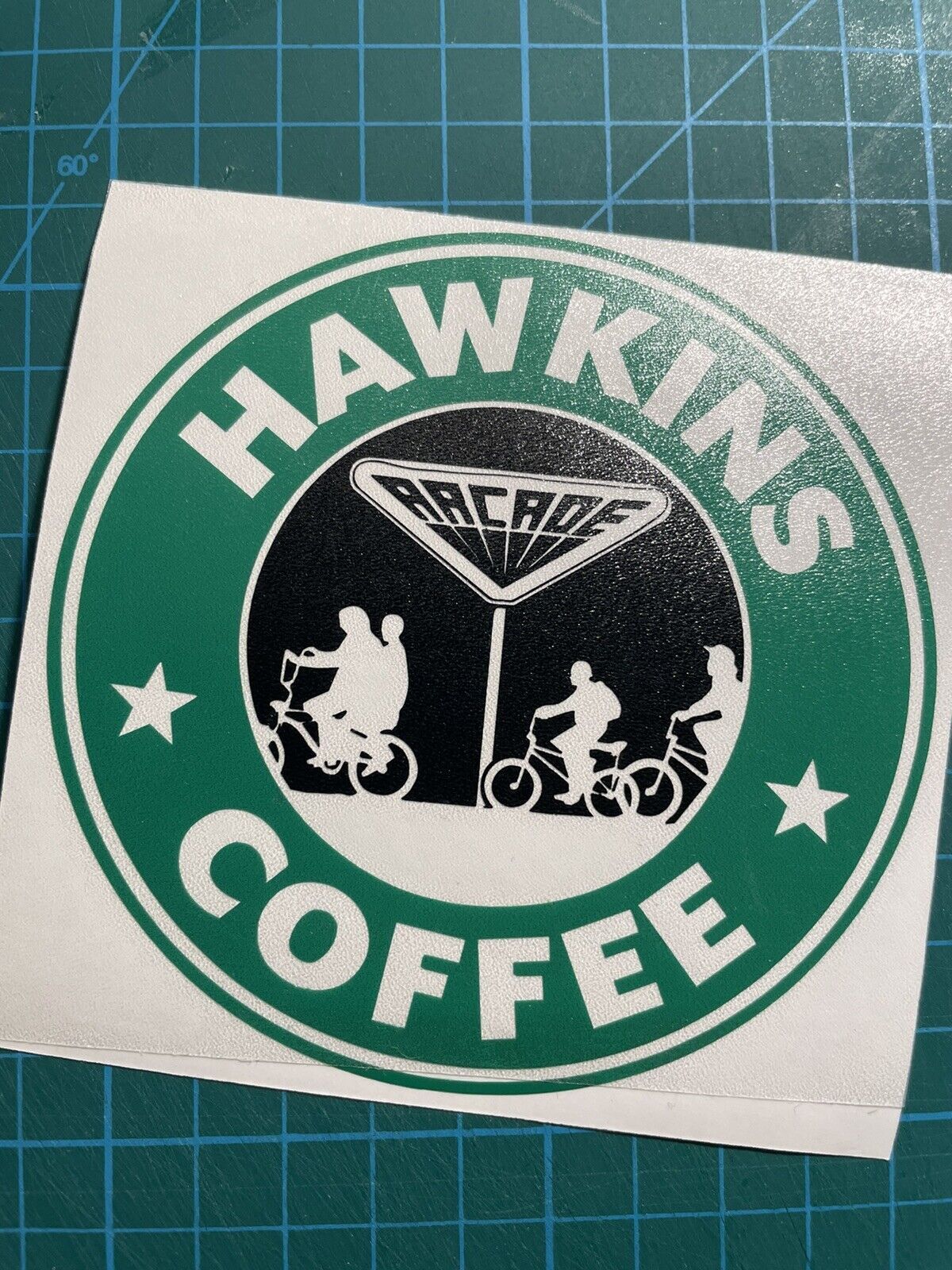Hawkins Coffee|Stranger Things|Arcade|Horror|Inspired By Netflix|Vinyl ...