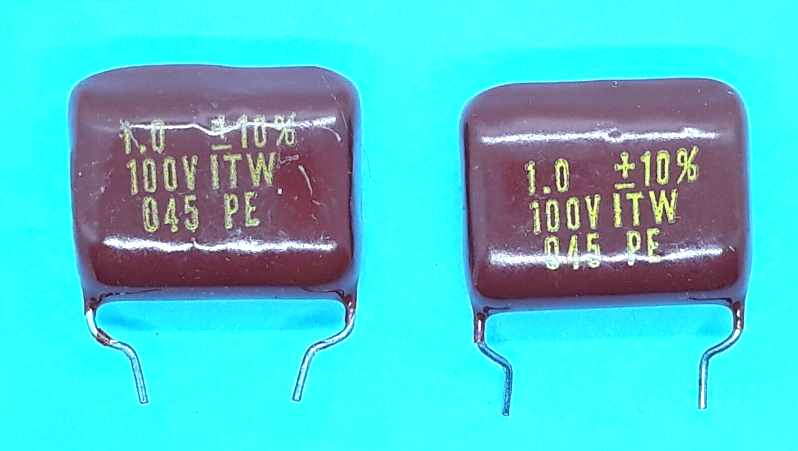 ITW 1.0UF 10% 100V Polypropylene Film Capacitor 2 Pack - Electronic ...