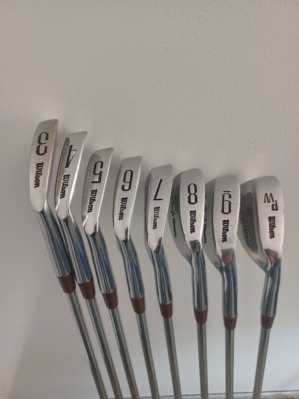 TZ GOLF - Vintage Rare Wilson Laura Baugh Classic Blades 3-PW RH Steel ...