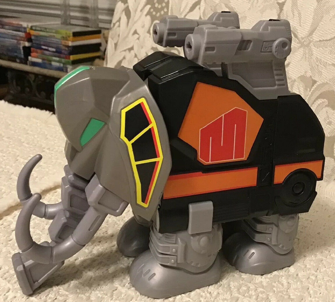 Fisher Price Imaginext Power Rangers Black Ranger: Mastodon Dinozord ...