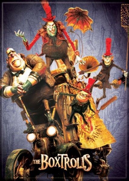 The BoxTrolls Animated Movie Villains Group On Car Refrigerator Magnet ...