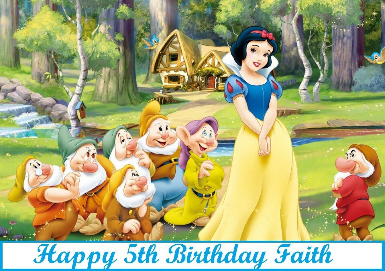 Snow White Edible Cake Topper Decoration - Cake Toppers