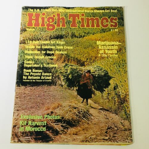 VTG High Times Magazine February March 1976 #8 - Marijuana Assassin of ...