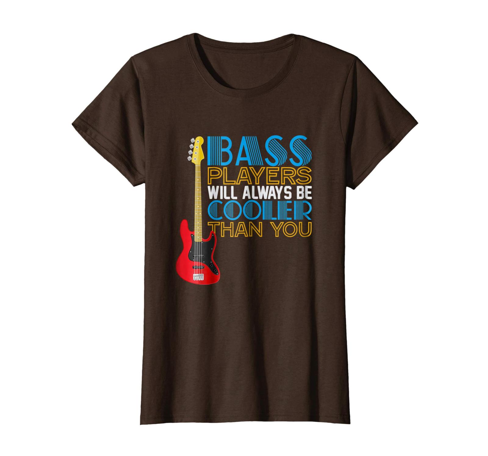 New Style Bass Guitar T Shirt Funny Saying Bassist T Wowen Tops