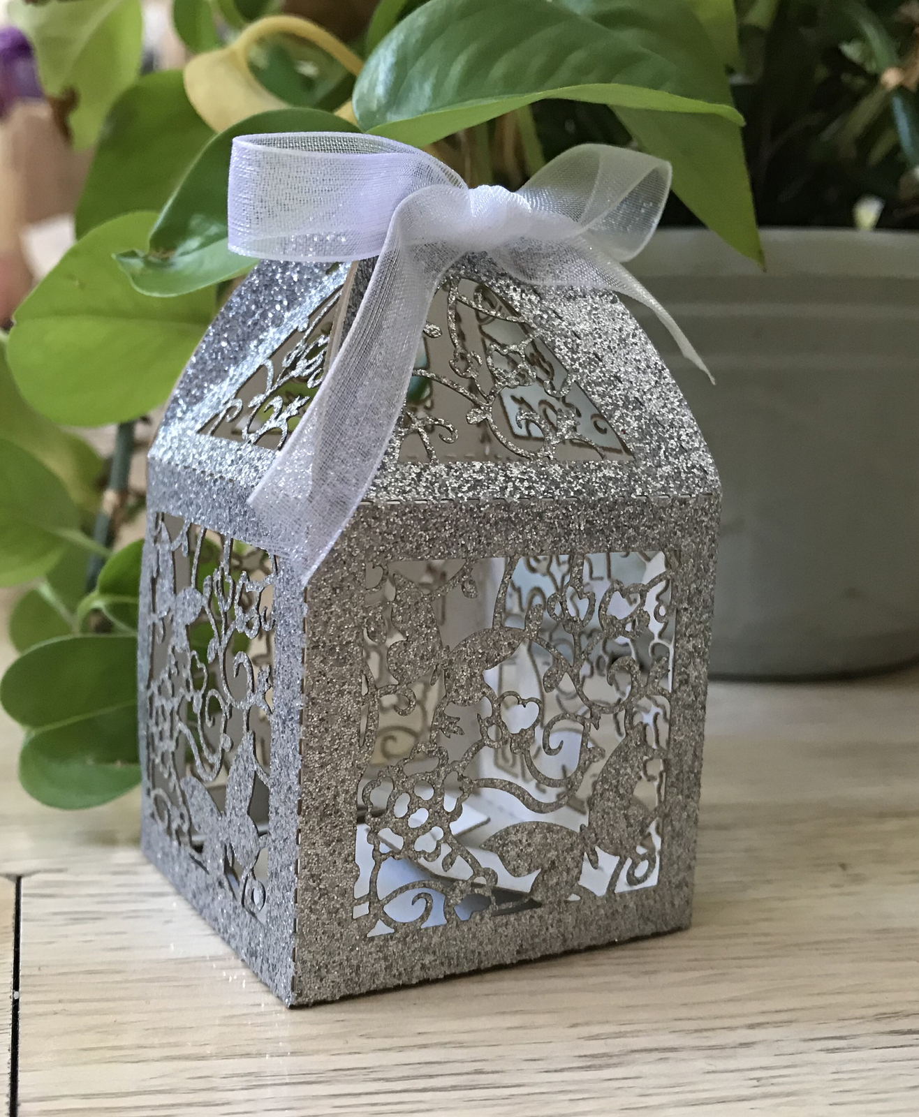 Laser Cut Favor Box Chocolate Gift Boxes Bridal Birthday Shower Favors ...