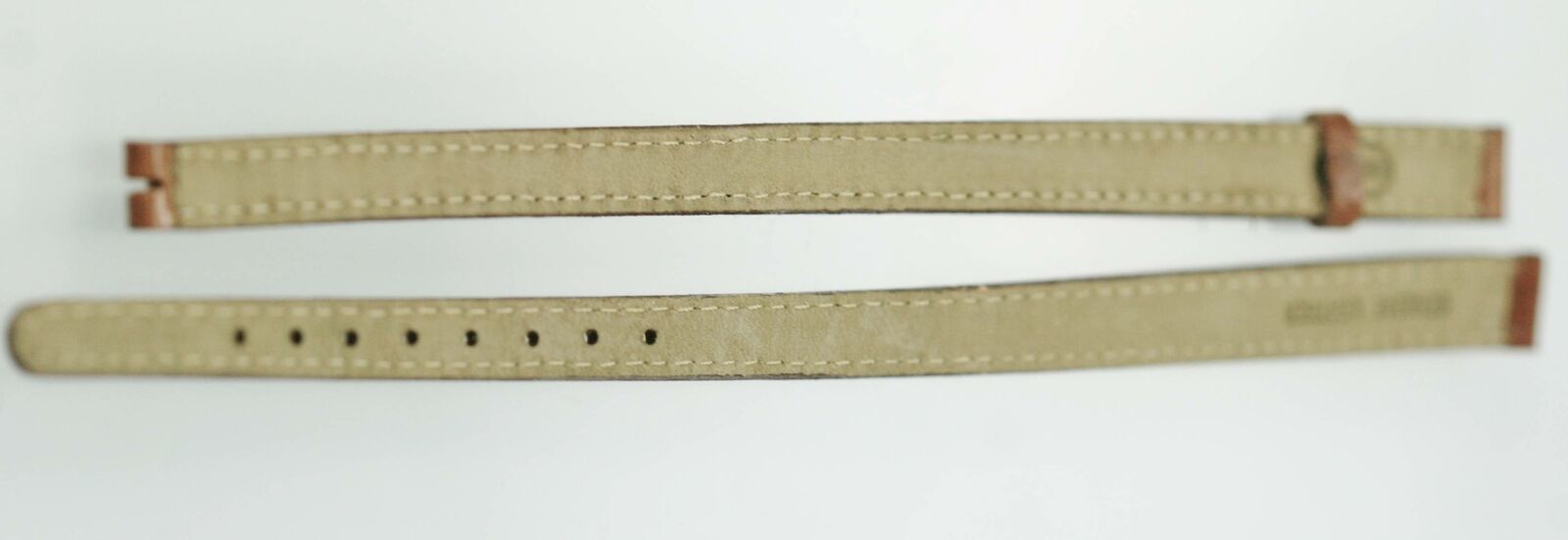 Fossil Womens Tan Leather Replacement Watch Band 10mm Watch Bands