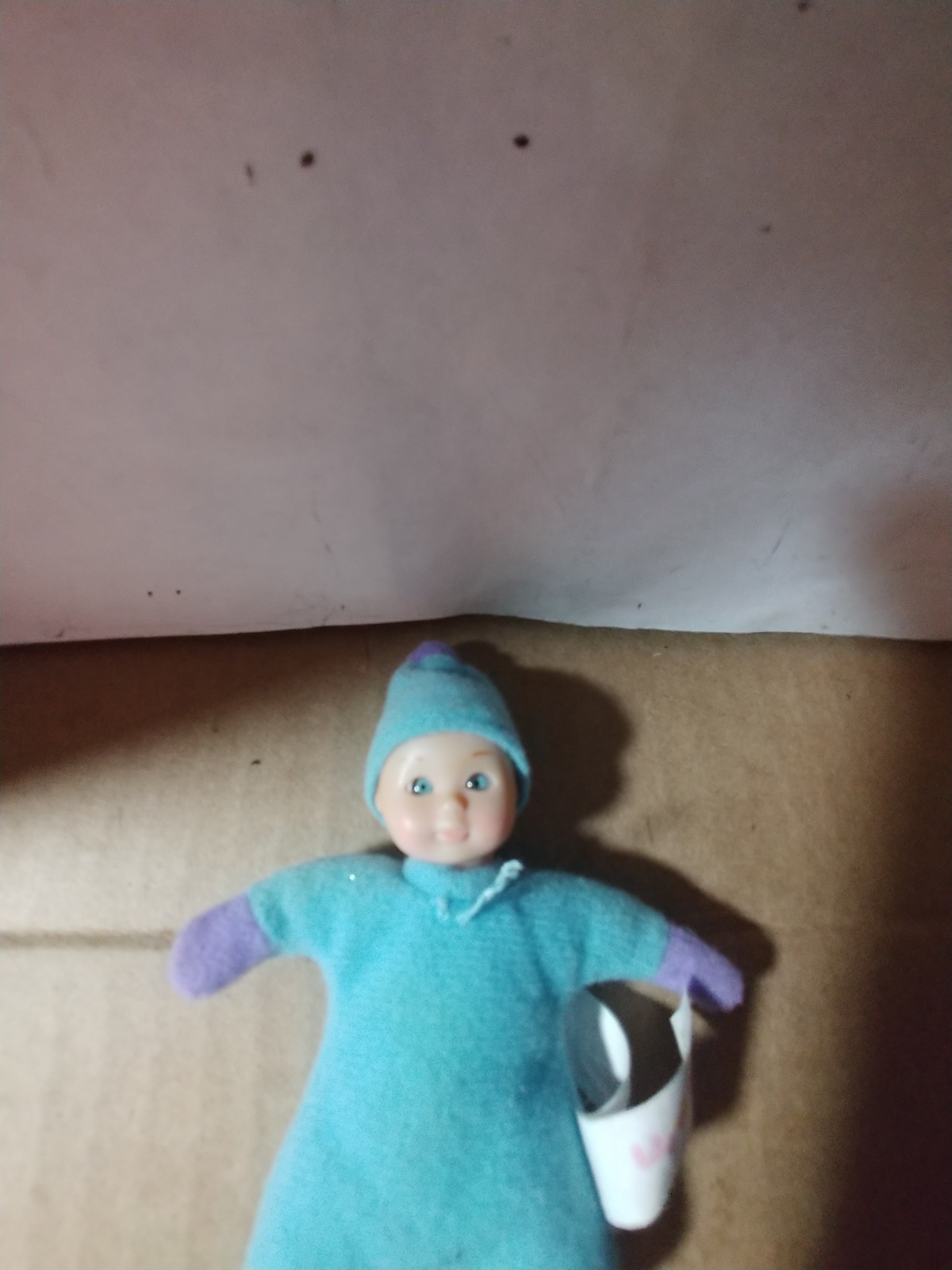 Blip Toys teeny Babies Doll 3 1/2" blue Outfit Baby Boutique 2011 ...
