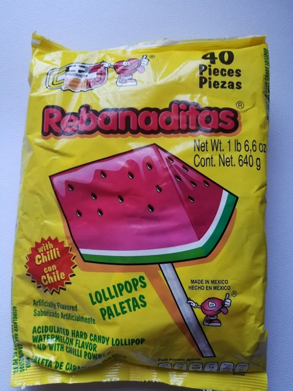 rebanaditas watermelon lollipops