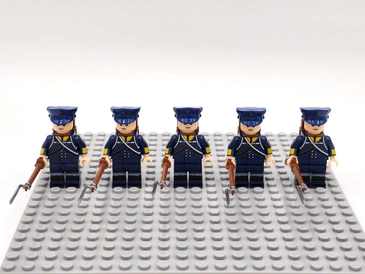5pcs Napoleonic Wars Prussian Landwehr regiment Minifigures Set ...
