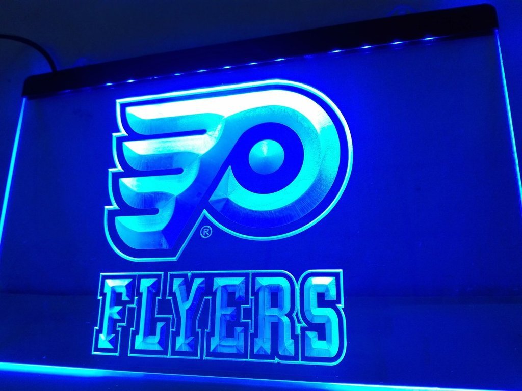 Philadelphia Flyers Neon Sign Hang Signs Wall Home Decor, Room, Gift ...