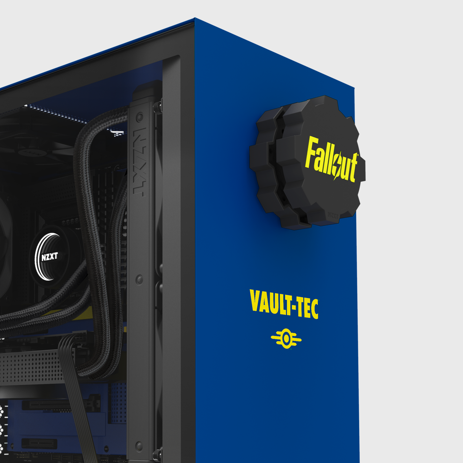 NZXT H500 Fallout Vault-Tec Limited Edition Vault Boy ATX PC Gaming ...
