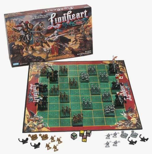 LIONHEART War Risk Strategy Medieval Parker Brothers 1997 Board Game ...