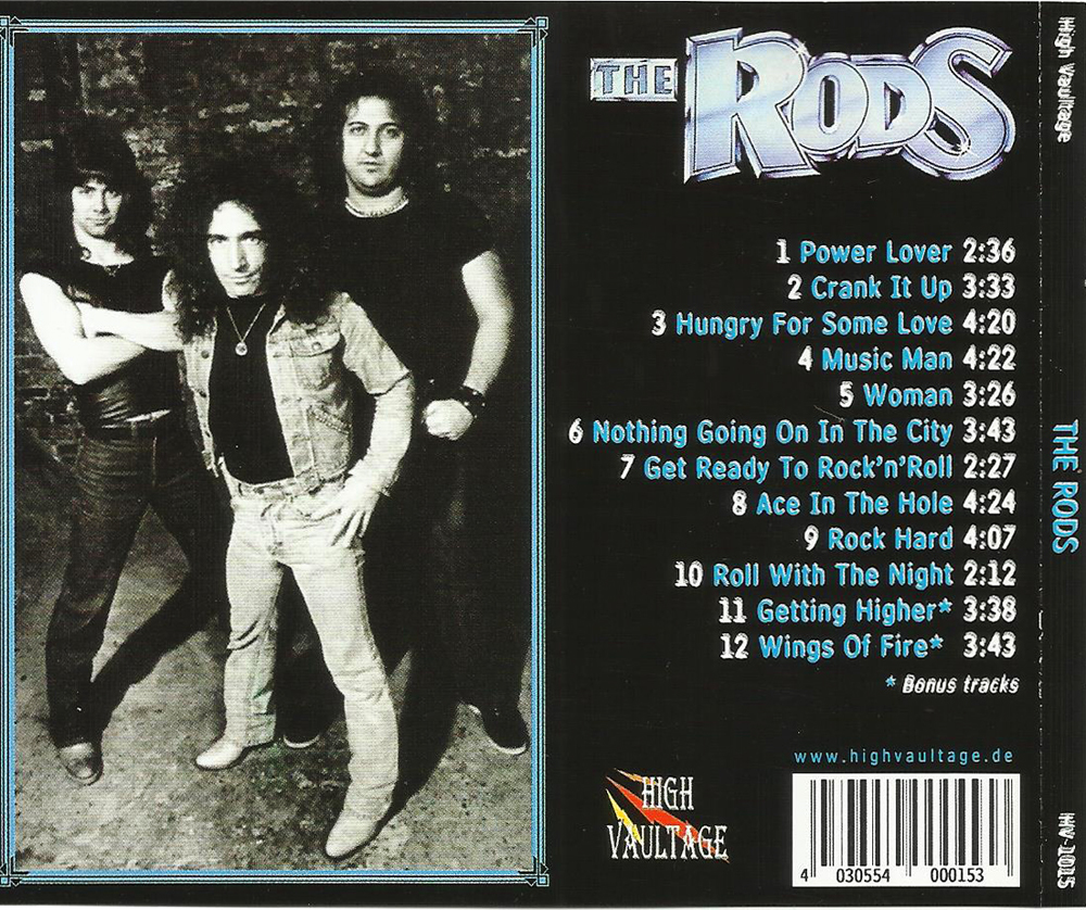 The Rods – The Rods - 1CD - Rare - CDs