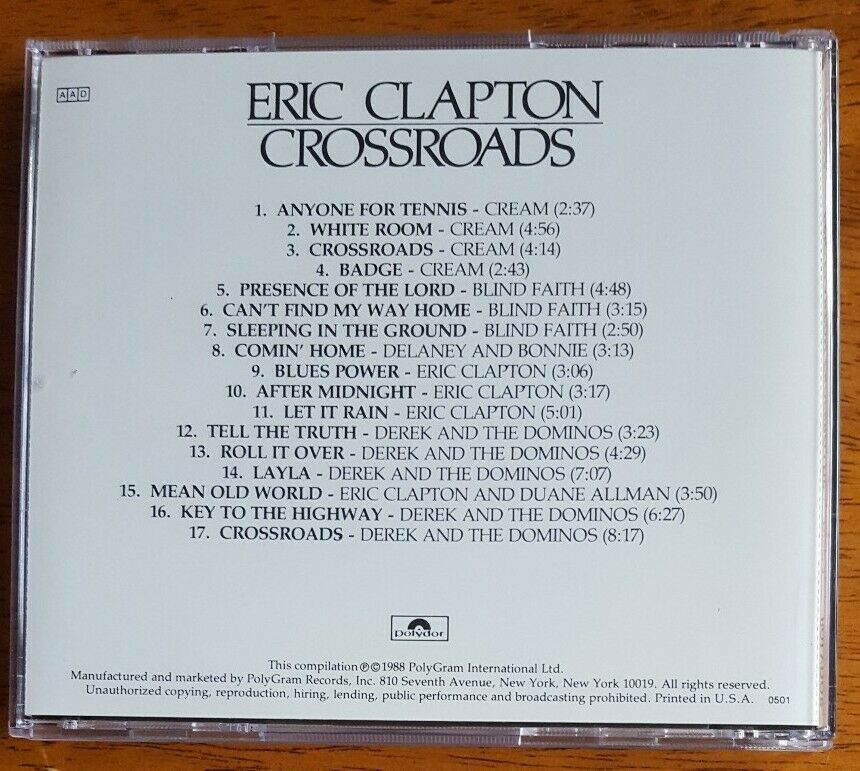 Eric Clapton ( Crossroads Disc 2 ) CD - CDs