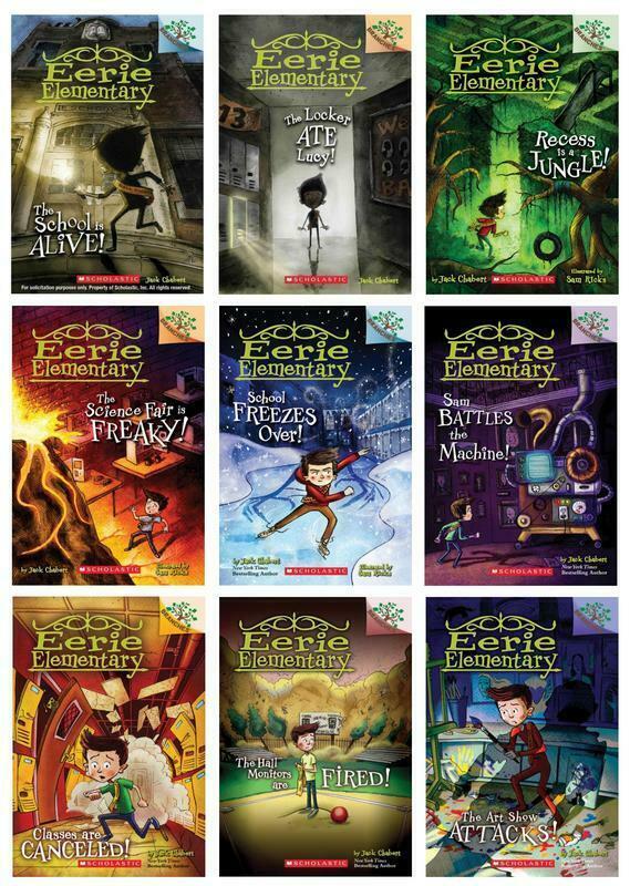 EERIE ELEMENTARY Childrens Series by Jack Chabert PAPERBACKS 1-9 ...