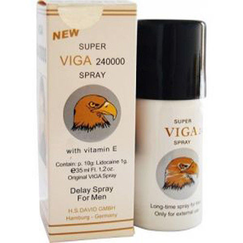 Super Viga 240000 Spray With Vitamin E Lubes Lotions And Massage Oils