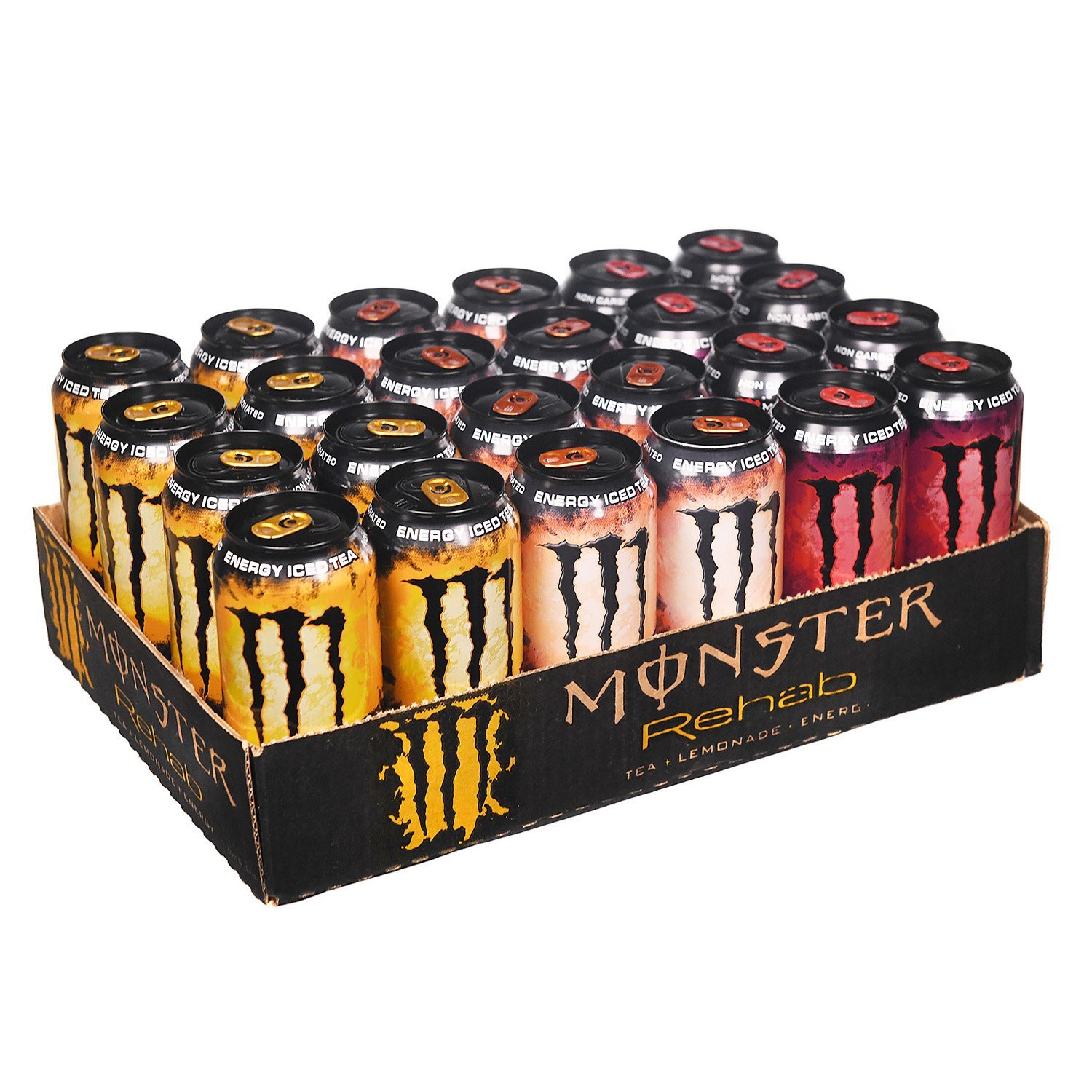 Monster Energy Rehab Tea Variety Pack (15.5oz / 24pk) - Energy Drinks