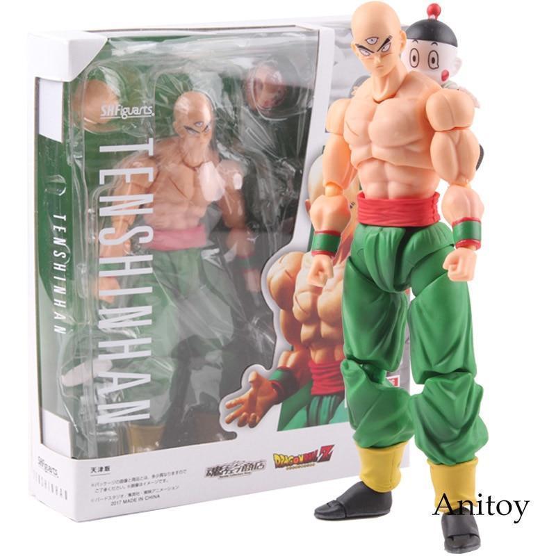 SHF S.H.Figuarts Tien Shinhan with Chiaotzu Dragon Ball Z PVC Action ...