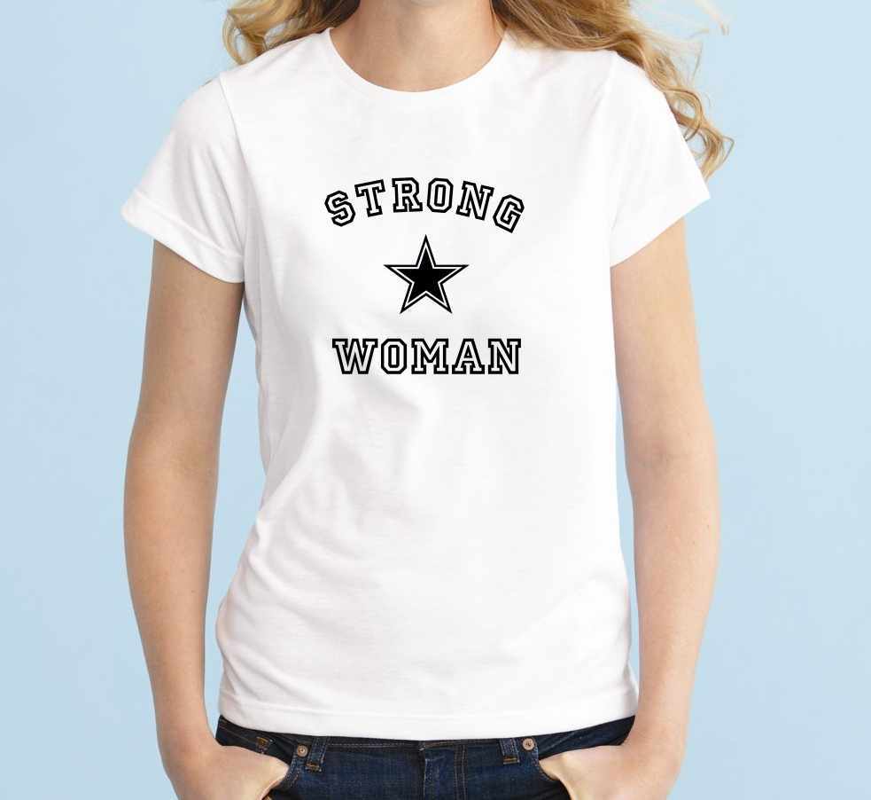 Strong Woman Handmade Quality T-Shirt Perfect Gift Idea. - Women's Clothing