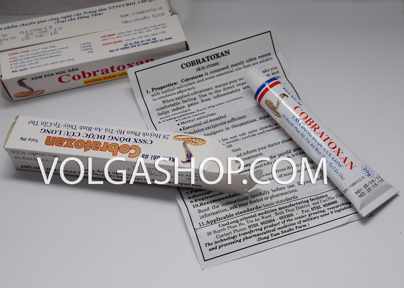 3 Tubes Cobratoxan - Cobra Snake Venom Cream - Kobratoxan - Кобратоксан ...